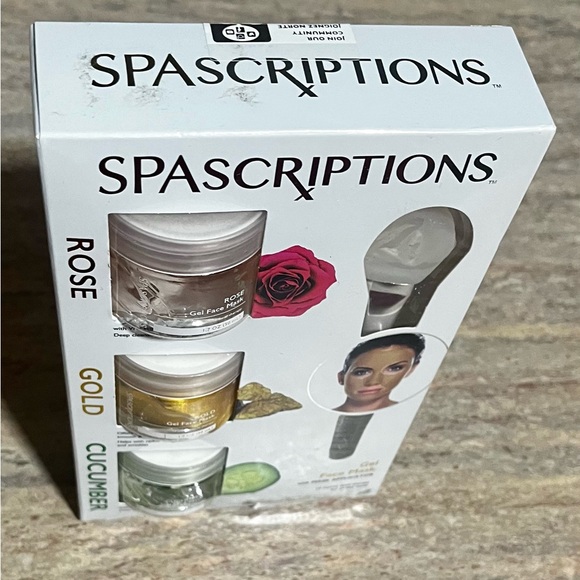 Spascriptions | Skincare | Nib Spascriptions 3pack Rose Gold And ...